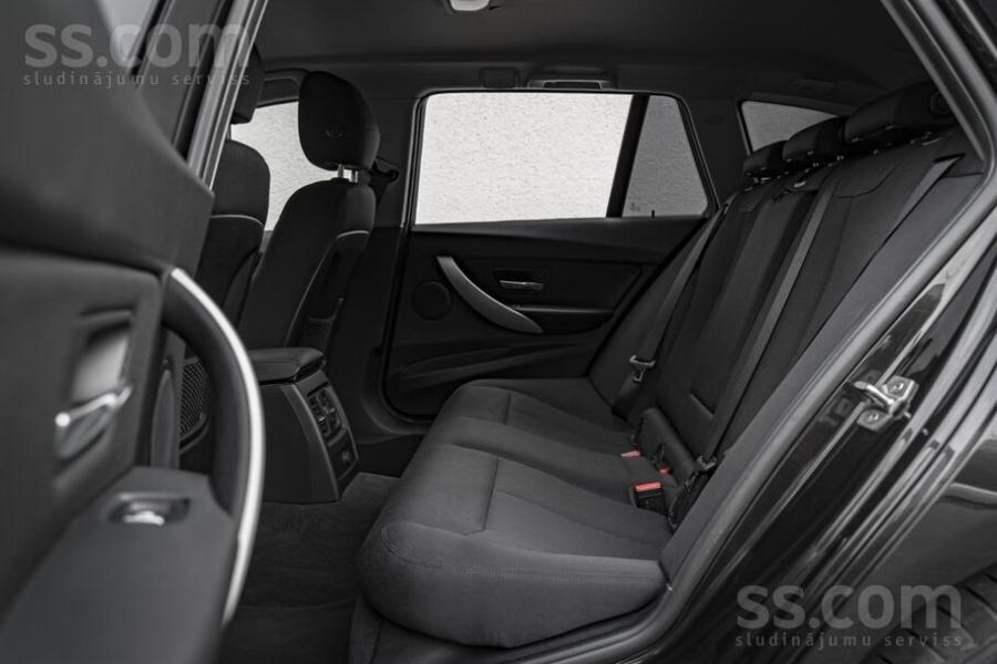 Black BMW 320 2014 in Riga, with an engine capacity of 2.00 L and mileage of 274 thousand km for 8250 €, photo 10 on AUTOMOTO.COM.LV