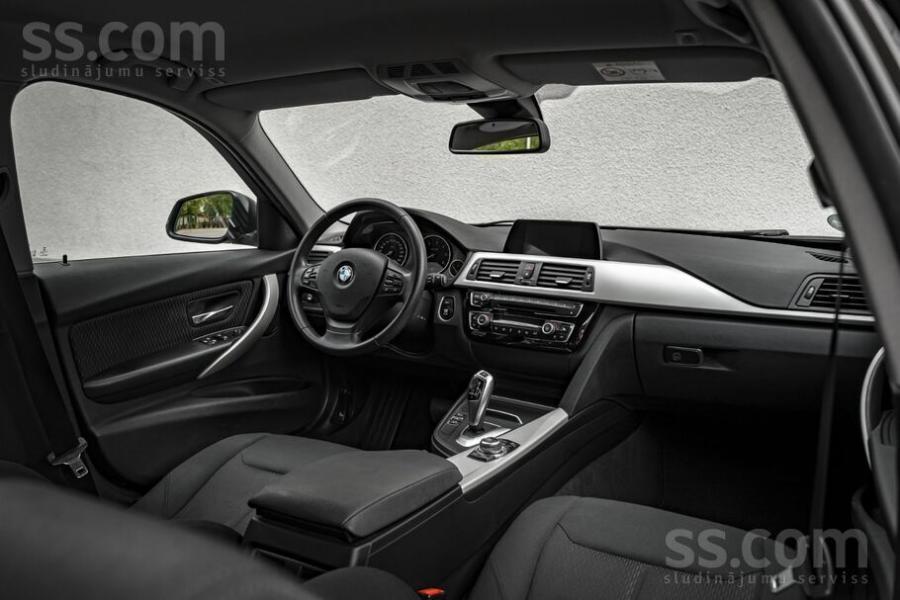 Black BMW 320 2014 in Riga, with an engine capacity of 2.00 L and mileage of 274 thousand km for 8250 €, photo 15 on AUTOMOTO.COM.LV
