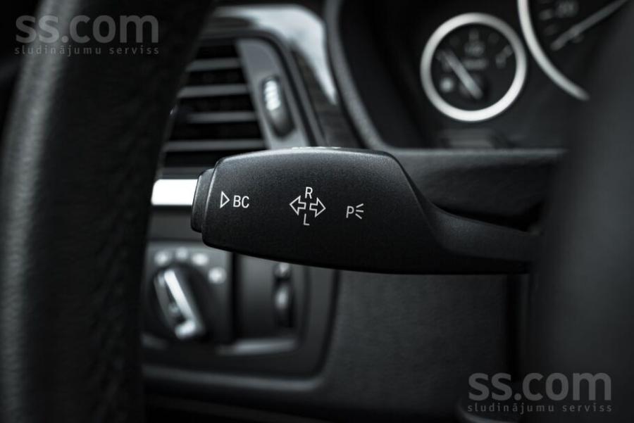 Black BMW 320 2014 in Riga, with an engine capacity of 2.00 L and mileage of 274 thousand km for 8250 €, photo 16 on AUTOMOTO.COM.LV