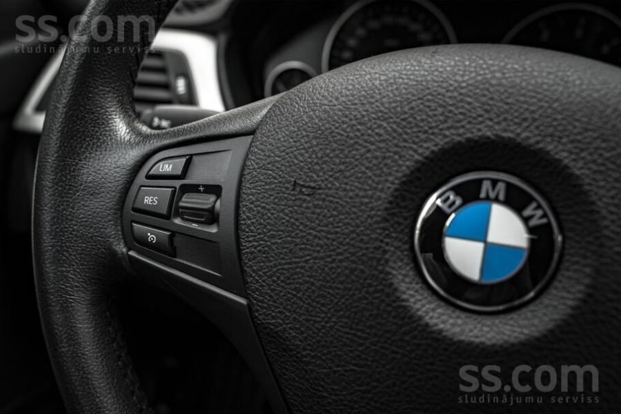 Black BMW 320 2014 in Riga, with an engine capacity of 2.00 L and mileage of 274 thousand km for 8250 €, photo 17 on AUTOMOTO.COM.LV