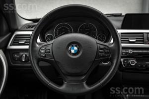 Black BMW 320 2014 in Riga, with an engine capacity of 2.00 L and mileage of 274 thousand km for 8250 €, photo 18 on AUTOMOTO.COM.LV