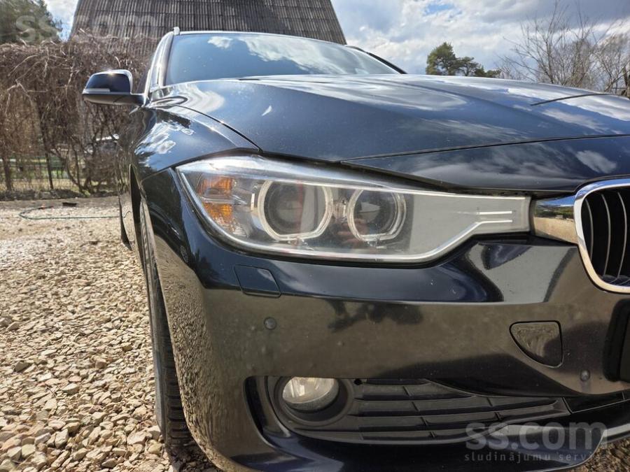 Black BMW 320 2014 in Balvi, with an engine capacity of 2.00 L and mileage of 315 thousand km for 6800 €, photo 1 on AUTOMOTO.COM.LV