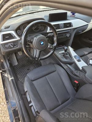 Black BMW 320 2014 in Balvi, with an engine capacity of 2.00 L and mileage of 315 thousand km for 6800 €, photo 5 on AUTOMOTO.COM.LV