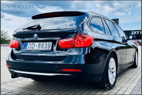 Black BMW 320 2014 in Riga, with an engine capacity of 2.00 L and mileage of 304 thousand km for 6500 €, photo 7 on AUTOMOTO.COM.LV