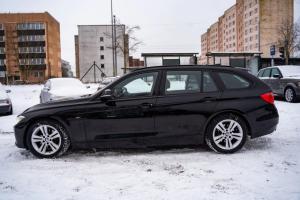 Black BMW 320 2014 in Riga, with an engine capacity of 2.00 L and mileage of 314 thousand km for 9500 €, photo 16 on AUTOMOTO.COM.LV