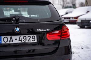 Black BMW 320 2014 in Riga, with an engine capacity of 2.00 L and mileage of 314 thousand km for 9500 €, photo 18 on AUTOMOTO.COM.LV