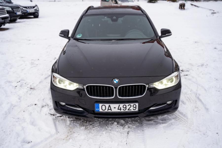 Black BMW 320 2014 in Riga, with an engine capacity of 2.00 L and mileage of 314 thousand km for 9500 €, photo 20 on AUTOMOTO.COM.LV