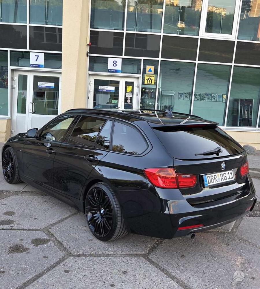 Black BMW 320 2014 in Elektrenai, with an engine capacity of 2.00 L and mileage of 267 thousand km for 8600 €, photo 4 on AUTOMOTO.COM.LV