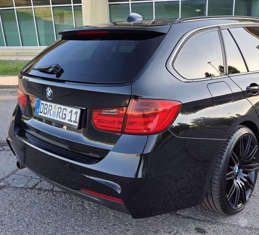 Black BMW 320 2014 in Elektrenai, with an engine capacity of 2.00 L and mileage of 267 thousand km for 8600 €, photo 10 on AUTOMOTO.COM.LV