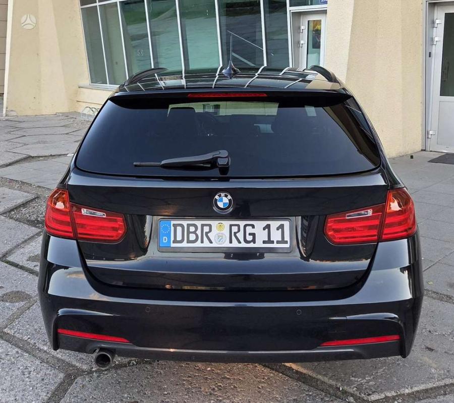 Black BMW 320 2014 in Elektrenai, with an engine capacity of 2.00 L and mileage of 267 thousand km for 8600 €, photo 11 on AUTOMOTO.COM.LV