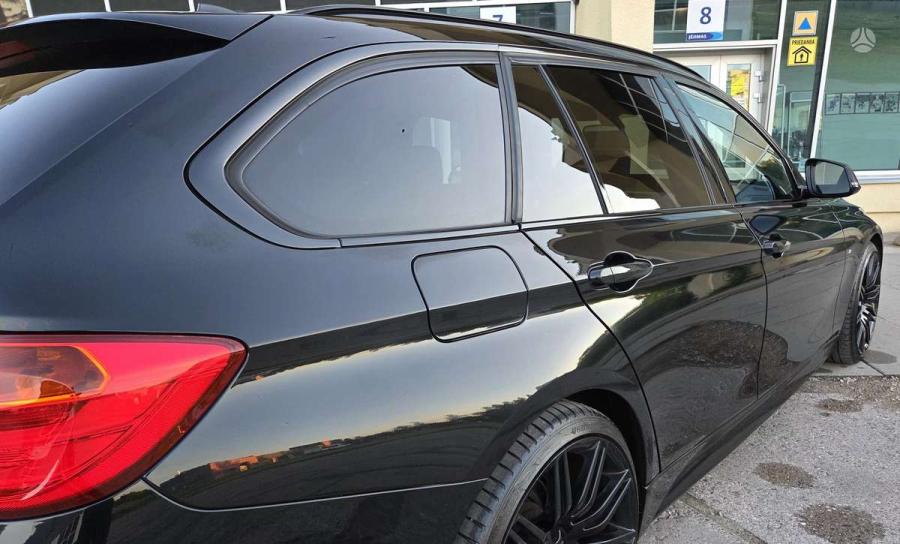Black BMW 320 2014 in Elektrenai, with an engine capacity of 2.00 L and mileage of 267 thousand km for 8600 €, photo 16 on AUTOMOTO.COM.LV