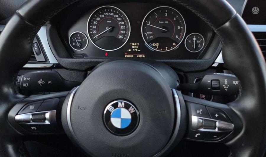 Black BMW 320 2014 in Elektrenai, with an engine capacity of 2.00 L and mileage of 267 thousand km for 8600 €, photo 30 on AUTOMOTO.COM.LV