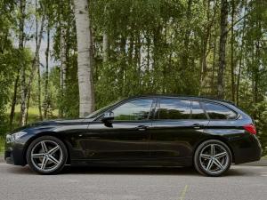 Black BMW 320 2014 in Ukmerge, with an engine capacity of 2.00 L and mileage of 290 thousand km for 7950 €, photo 5 on AUTOMOTO.COM.LV