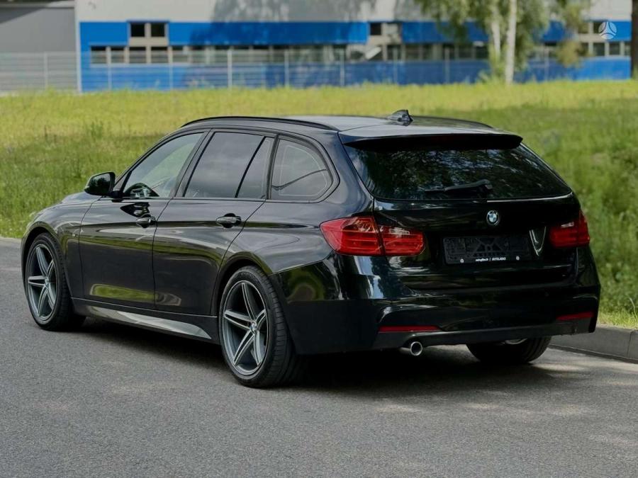 Black BMW 320 2014 in Ukmerge, with an engine capacity of 2.00 L and mileage of 290 thousand km for 7950 €, photo 7 on AUTOMOTO.COM.LV