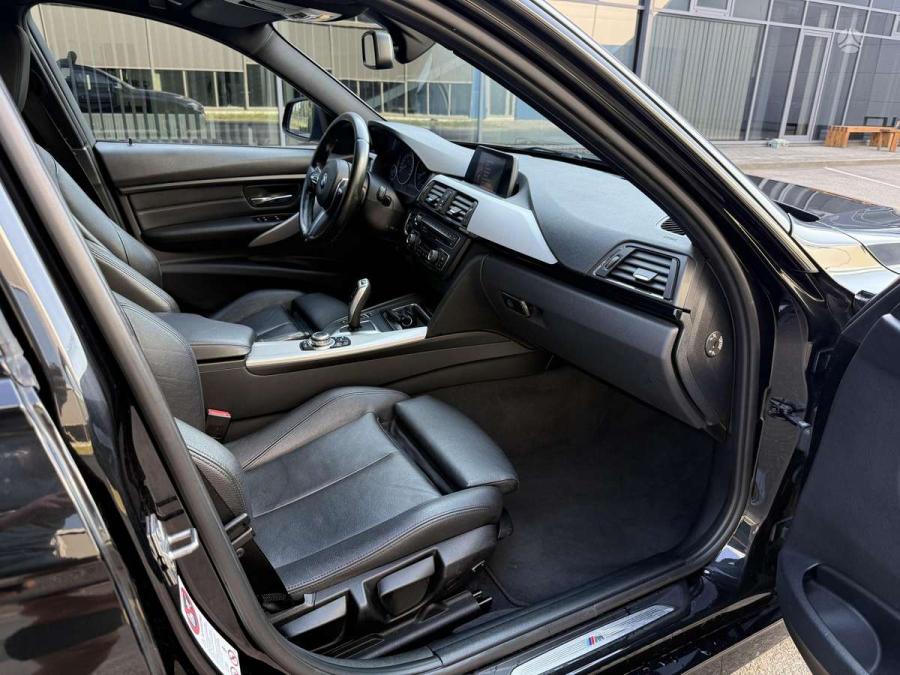 Black BMW 320 2014 in Ukmerge, with an engine capacity of 2.00 L and mileage of 290 thousand km for 7950 €, photo 10 on AUTOMOTO.COM.LV