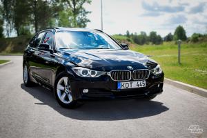 Black BMW 320 2014 in Vilnius, with an engine capacity of 2.00 L and mileage of 351 thousand km for 6950 €, photo 3 on AUTOMOTO.COM.LV