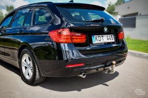 Black BMW 320 2014 in Vilnius, with an engine capacity of 2.00 L and mileage of 351 thousand km for 6950 €, photo 10 on AUTOMOTO.COM.LV