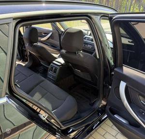 Black BMW 320 2014 in Druskininkai, with an engine capacity of 2.00 L and mileage of 253 thousand km for 8100 €, photo 15 on AUTOMOTO.COM.LV
