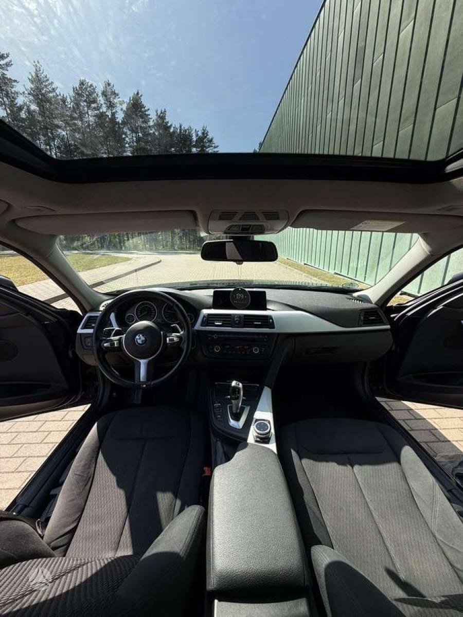 Black BMW 320 2014 in Druskininkai, with an engine capacity of 2.00 L and mileage of 253 thousand km for 8100 €, photo 20 on AUTOMOTO.COM.LV