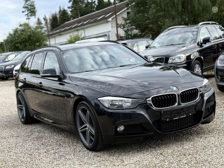 Black BMW 320 2014 in Ukmerge, with an engine capacity of 2.00 L and mileage of 290 thousand km for 7150 €, photo 5 on AUTOMOTO.COM.LV