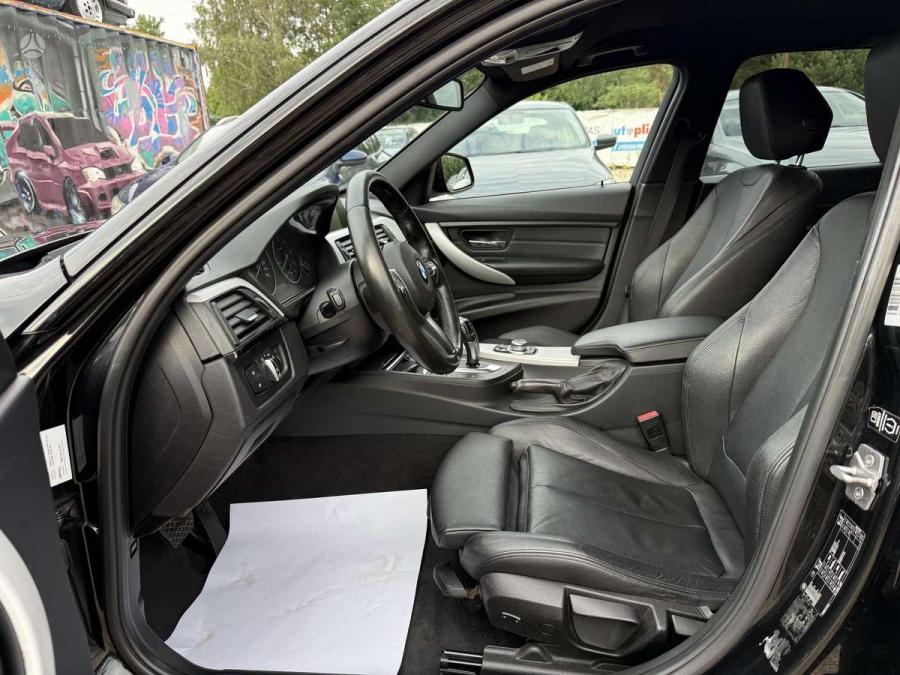 Black BMW 320 2014 in Ukmerge, with an engine capacity of 2.00 L and mileage of 290 thousand km for 7150 €, photo 8 on AUTOMOTO.COM.LV