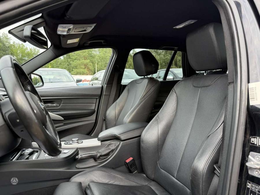 Black BMW 320 2014 in Ukmerge, with an engine capacity of 2.00 L and mileage of 290 thousand km for 7150 €, photo 10 on AUTOMOTO.COM.LV