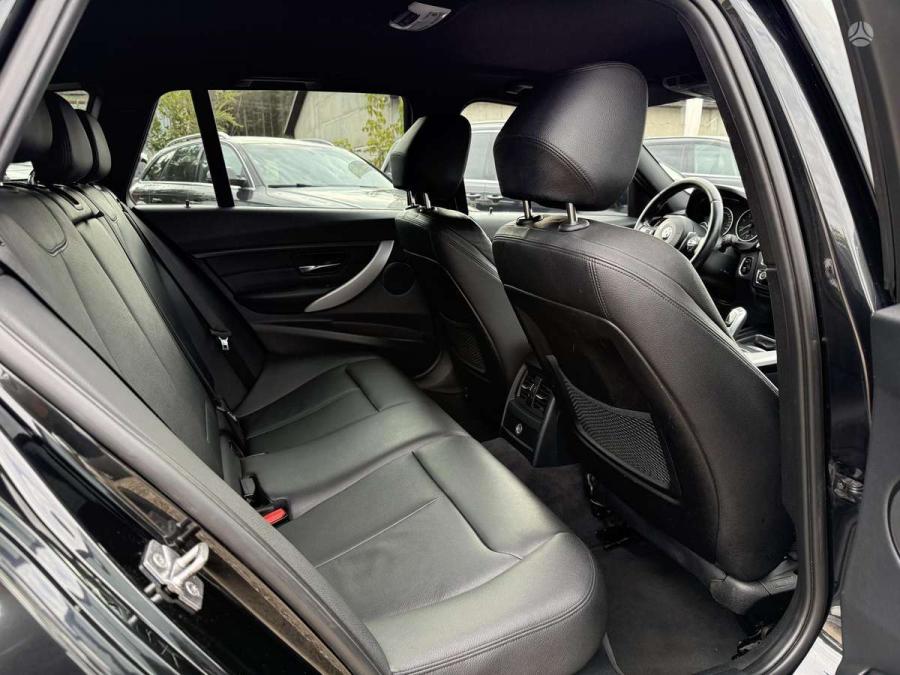 Black BMW 320 2014 in Ukmerge, with an engine capacity of 2.00 L and mileage of 290 thousand km for 7150 €, photo 14 on AUTOMOTO.COM.LV
