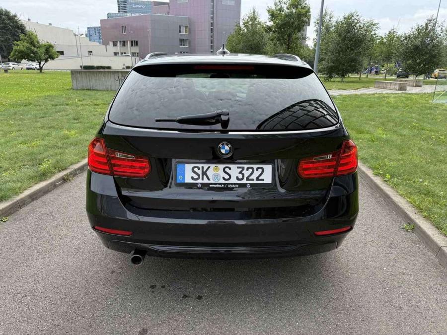 Black BMW 320 2014 in Vilnius, with an engine capacity of 2.00 L and mileage of 275 thousand km for 7250 €, photo 5 on AUTOMOTO.COM.LV