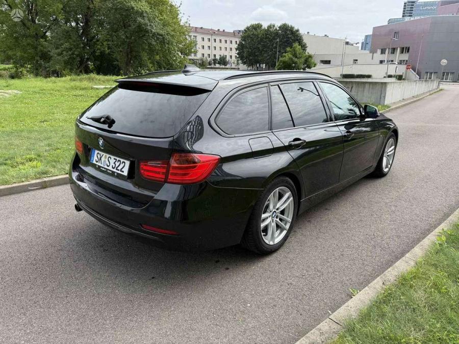 Black BMW 320 2014 in Vilnius, with an engine capacity of 2.00 L and mileage of 275 thousand km for 7250 €, photo 6 on AUTOMOTO.COM.LV