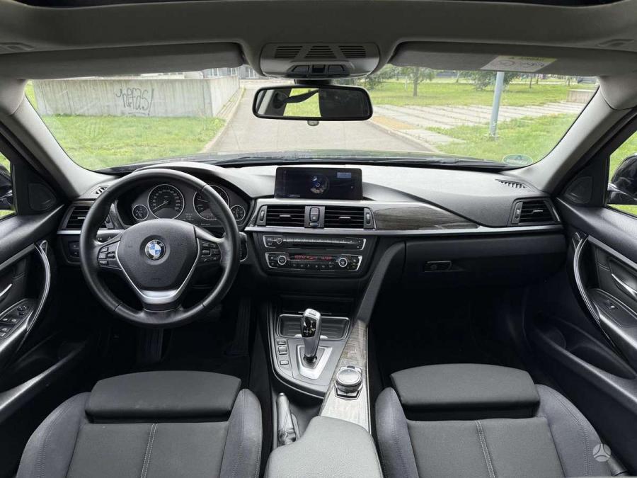 Black BMW 320 2014 in Vilnius, with an engine capacity of 2.00 L and mileage of 275 thousand km for 7250 €, photo 19 on AUTOMOTO.COM.LV