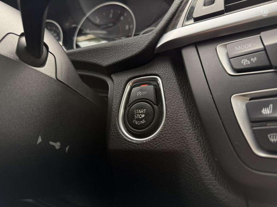 Black BMW 320 2014 in Vilnius, with an engine capacity of 2.00 L and mileage of 275 thousand km for 7250 €, photo 27 on AUTOMOTO.COM.LV