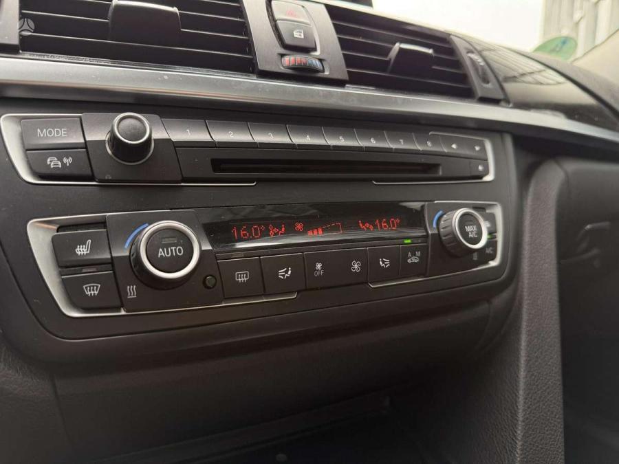 Black BMW 320 2014 in Vilnius, with an engine capacity of 2.00 L and mileage of 275 thousand km for 7250 €, photo 29 on AUTOMOTO.COM.LV