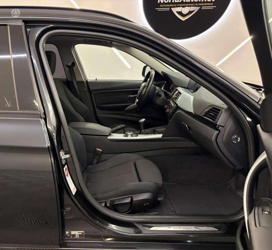 Black BMW 320 2014 in Marijampole, with an engine capacity of 2.00 L and mileage of 302 thousand km for 6450 €, photo 11 on AUTOMOTO.COM.LV