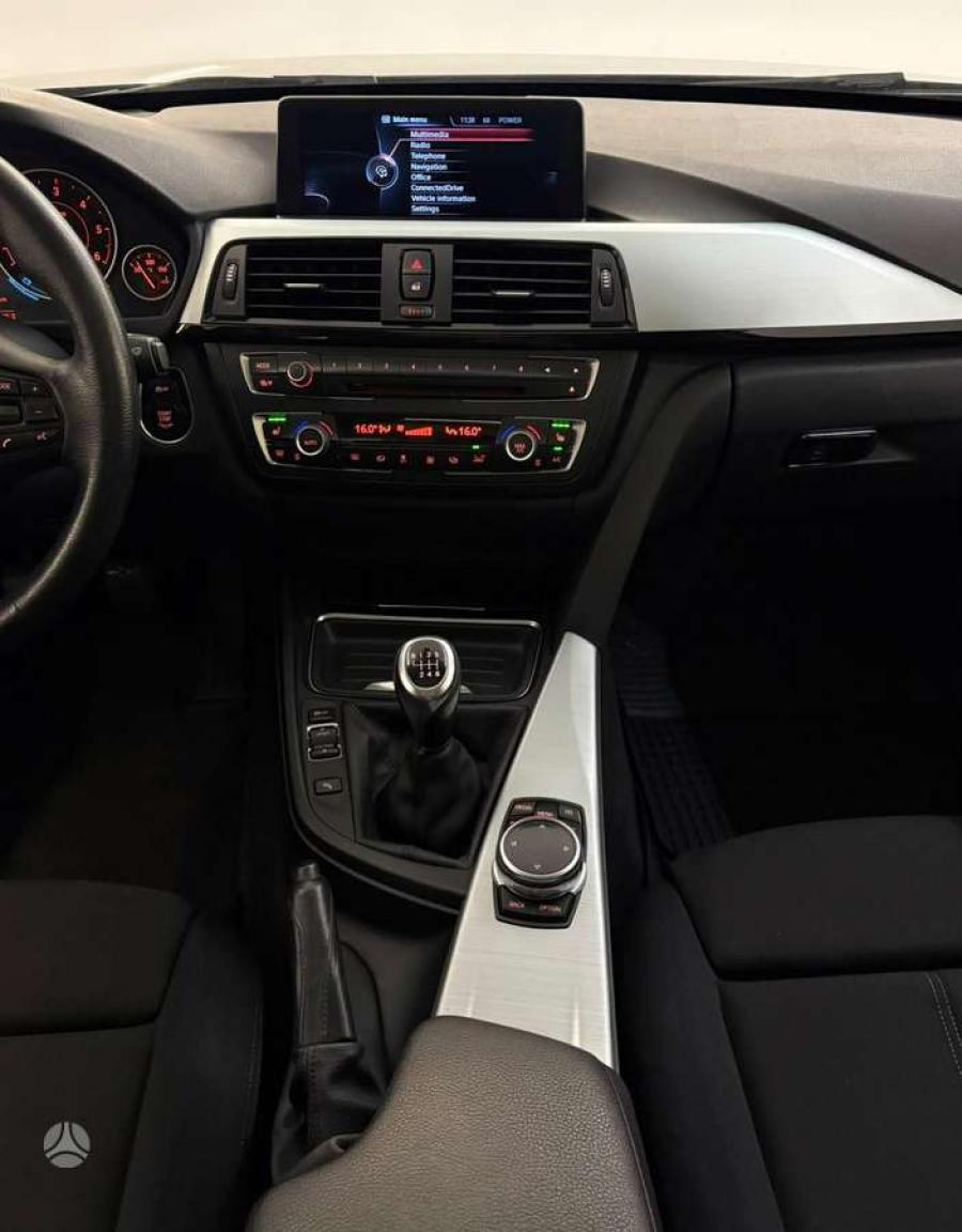 Black BMW 320 2014 in Marijampole, with an engine capacity of 2.00 L and mileage of 302 thousand km for 6450 €, photo 12 on AUTOMOTO.COM.LV