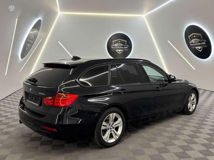 Black BMW 320 2014 in Marijampole, with an engine capacity of 2.00 L and mileage of 302 thousand km for 6450 €, photo 25 on AUTOMOTO.COM.LV