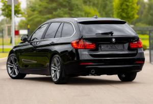 Black BMW 320 2014 in Jelgava, with an engine capacity of 2.00 L and mileage of 251 thousand km for 8200 €, photo 8 on AUTOMOTO.COM.LV