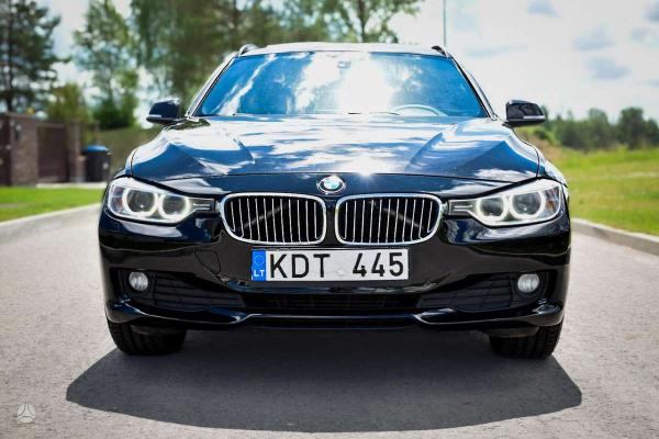 Black BMW 320 2014 in Vilnius, with an engine capacity of 2.00 L and mileage of 351 thousand km for 6450 €, photo 6 on AUTOMOTO.COM.LV