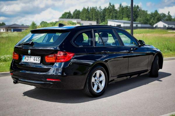Black BMW 320 2014 in Vilnius, with an engine capacity of 2.00 L and mileage of 351 thousand km for 6450 €, photo 7 on AUTOMOTO.COM.LV