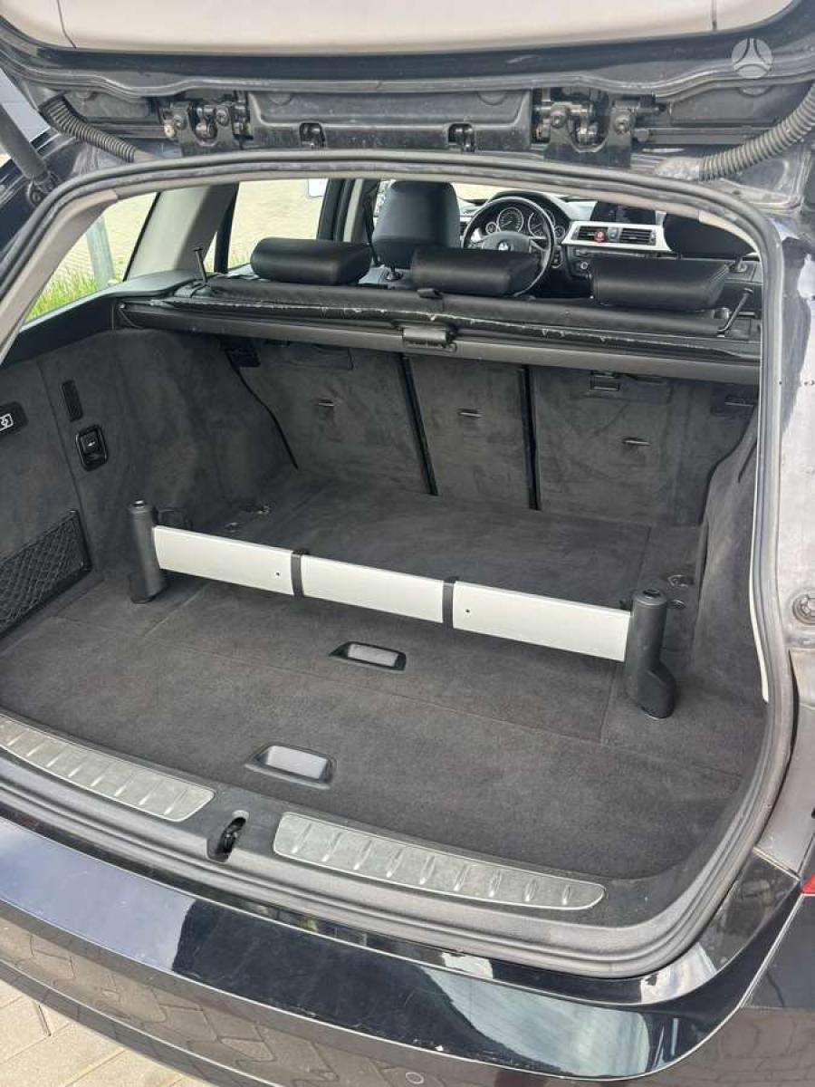 Black BMW 320 2014 in Kaunas, with an engine capacity of 2.00 L and mileage of 319 thousand km for 7350 €, photo 20 on AUTOMOTO.COM.LV