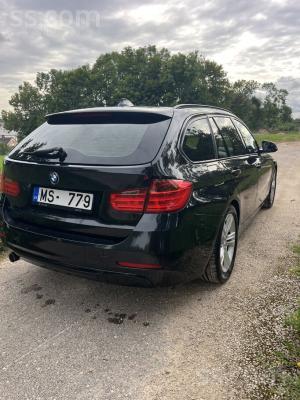 Black BMW 320 2014 in Bauska, with an engine capacity of 2.00 L and mileage of 365 thousand km for 10599 €, photo 4 on AUTOMOTO.COM.LV