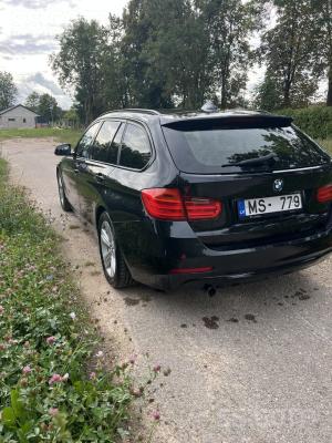 Black BMW 320 2014 in Bauska, with an engine capacity of 2.00 L and mileage of 365 thousand km for 10599 €, photo 5 on AUTOMOTO.COM.LV