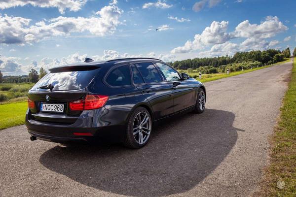 Black BMW 320 2014 in Panevezys, with an engine capacity of 2.00 L and mileage of 313 thousand km for 7750 €, photo 7 on AUTOMOTO.COM.LV