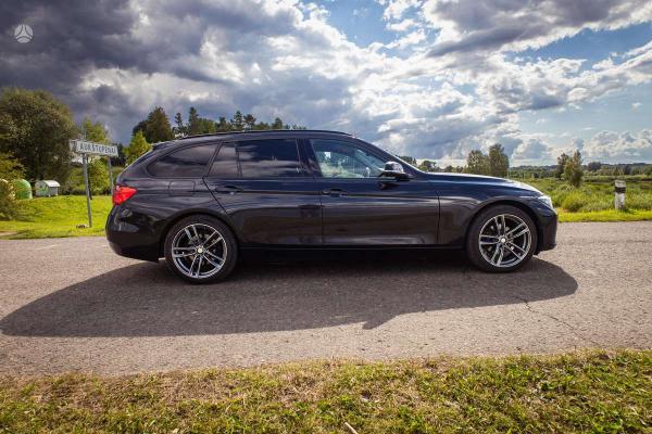Black BMW 320 2014 in Panevezys, with an engine capacity of 2.00 L and mileage of 313 thousand km for 7750 €, photo 8 on AUTOMOTO.COM.LV
