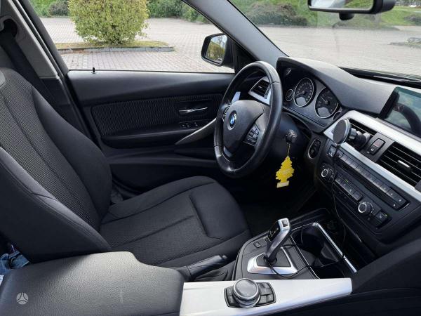 Black BMW 320 2014 in Ariogala, with an engine capacity of 2.00 L and mileage of 315 thousand km for 7800 €, photo 10 on AUTOMOTO.COM.LV