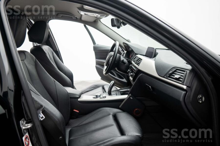 Black BMW 320 2015 in Tallinn, with an engine capacity of 2.00 L and mileage of 234 thousand km for 1700 €, photo 10 on AUTOMOTO.COM.LV
