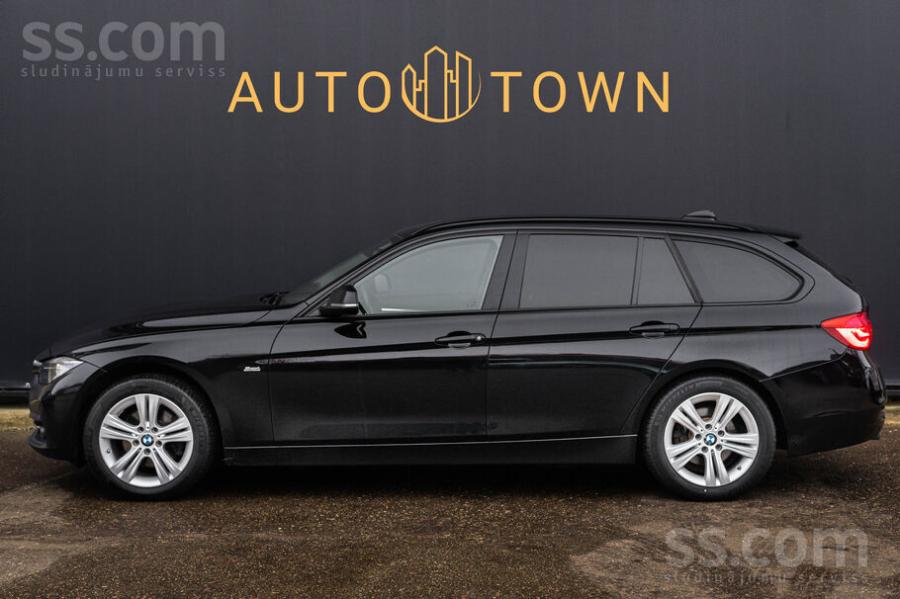 Black BMW 320 2015 in Riga, with an engine capacity of 2.00 L and mileage of 257 thousand km for 11550 €, photo 12 on AUTOMOTO.COM.LV