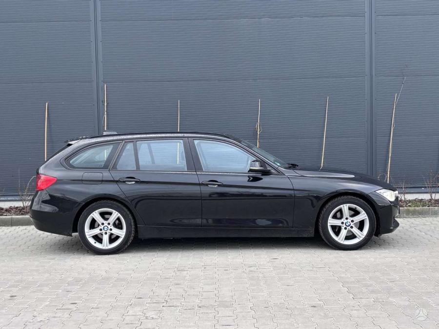 Black BMW 320 2015 in Vilnius, with an engine capacity of 2.00 L and mileage of 335 thousand km for 8500 €, photo 4 on AUTOMOTO.COM.LV