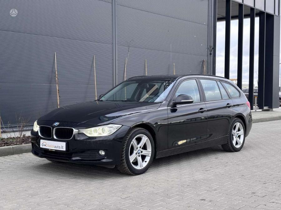 Black BMW 320 2015 in Vilnius, with an engine capacity of 2.00 L and mileage of 335 thousand km for 8500 €, photo 7 on AUTOMOTO.COM.LV