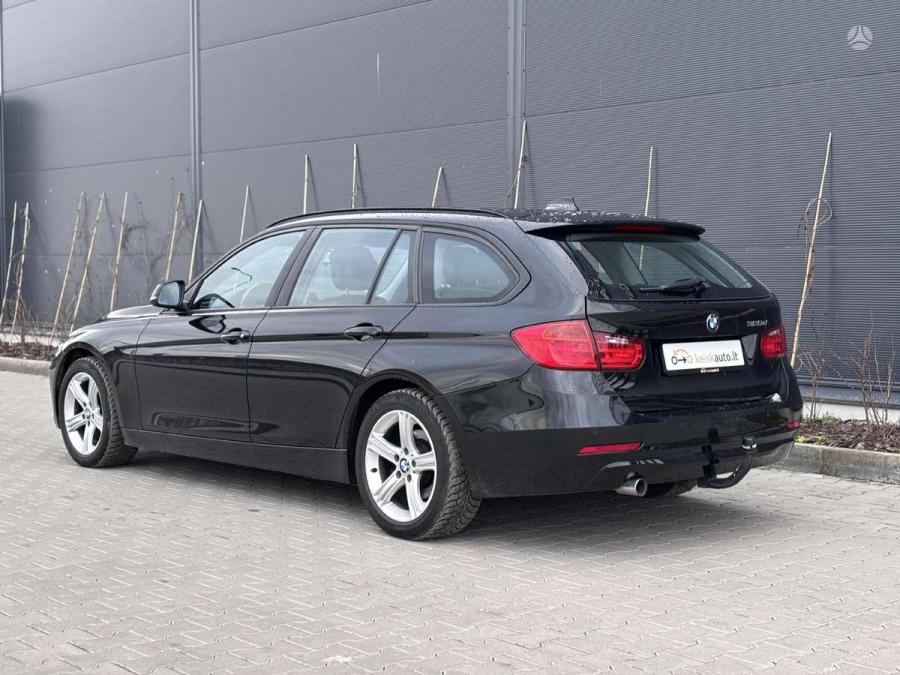 Black BMW 320 2015 in Vilnius, with an engine capacity of 2.00 L and mileage of 335 thousand km for 8500 €, photo 9 on AUTOMOTO.COM.LV