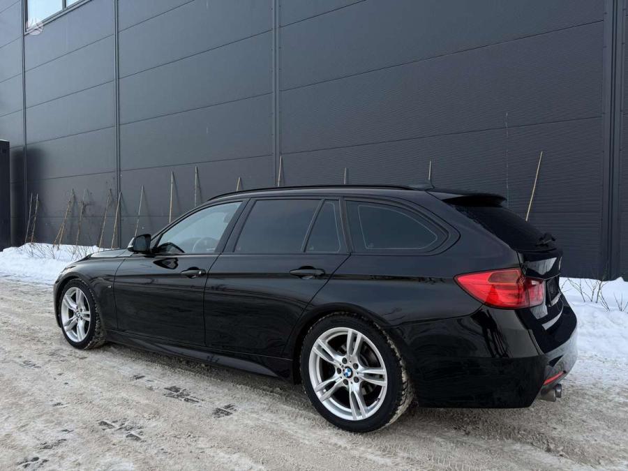 Black BMW 320 2015 in Vilnius, with an engine capacity of 2.00 L and mileage of 245 thousand km for 9700 €, photo 7 on AUTOMOTO.COM.LV